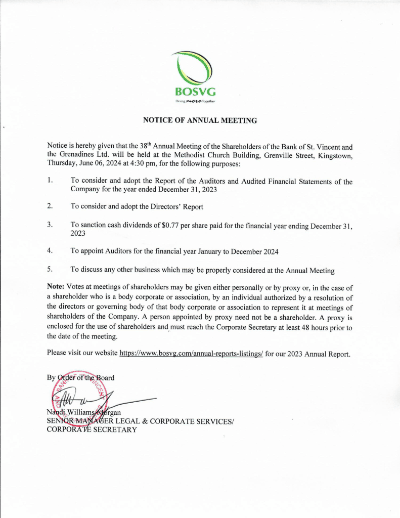 Bank of Saint Vincent & the Grenadines Integration hub – Debit and ...